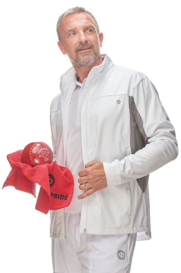 Drakes Pride. Zephyr Bowling Jacket